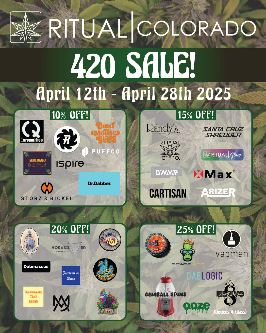 Shop the Ritual 420 Sale April 2025 | Ritual Colorado