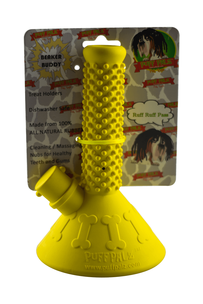 Beaker Buddy Rubber Dog Toy by Puff Palz | Ritual Colorado
