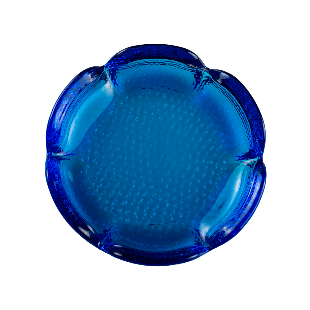 Blenko Blue Lotus Ashtray by Heady Vintage | Ritual Colorado