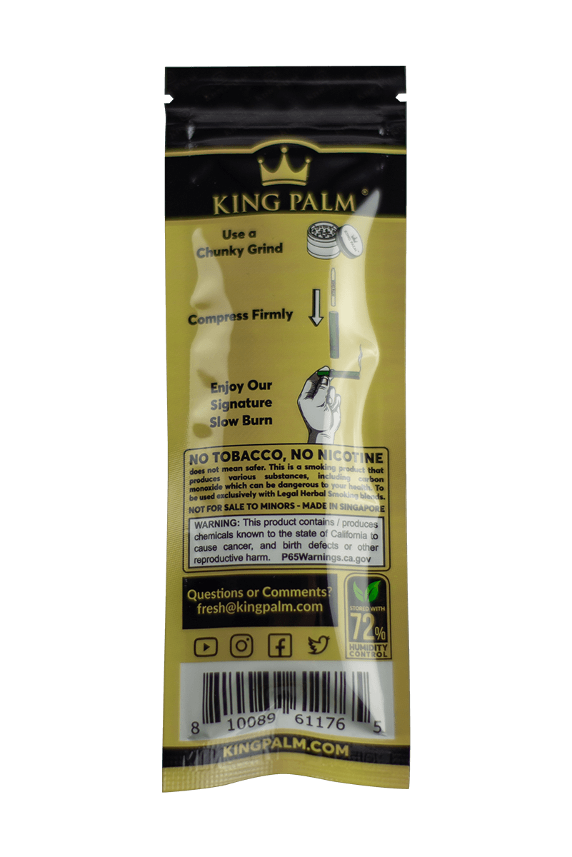 Slim Blunt Rolls 2 Pack Wraps by King Palm | Ritual Colorado