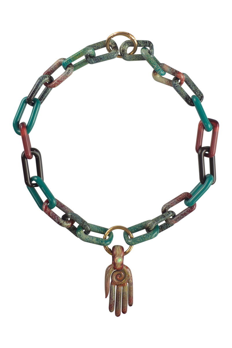Technicolor Tony & Maze Glass Collab Chain | Ritual Colorado