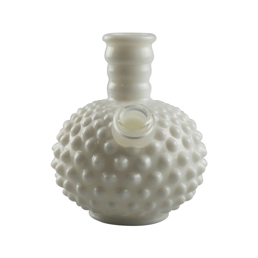 Milk Glass Hobnail Bong by Bird & Mouse | Ritual Colorado