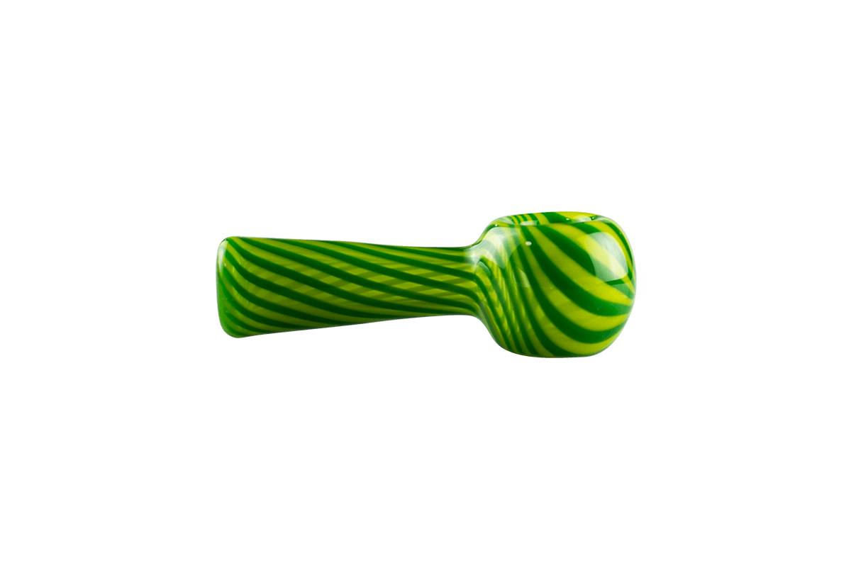 Mini Green Swirl Pipe by Technicolor Tony | Ritual Colorado