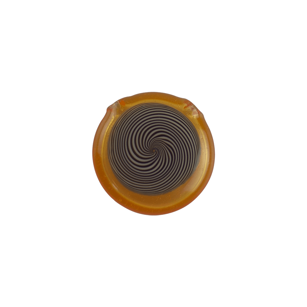 Orange Hypno Disc Pendant by Technicolor Tony | Ritual Colorado