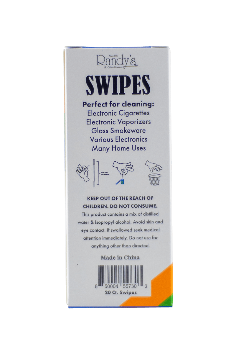 Swipes Pre-Soaked Cleaning Swabs by Randy's | Ritual Colorado