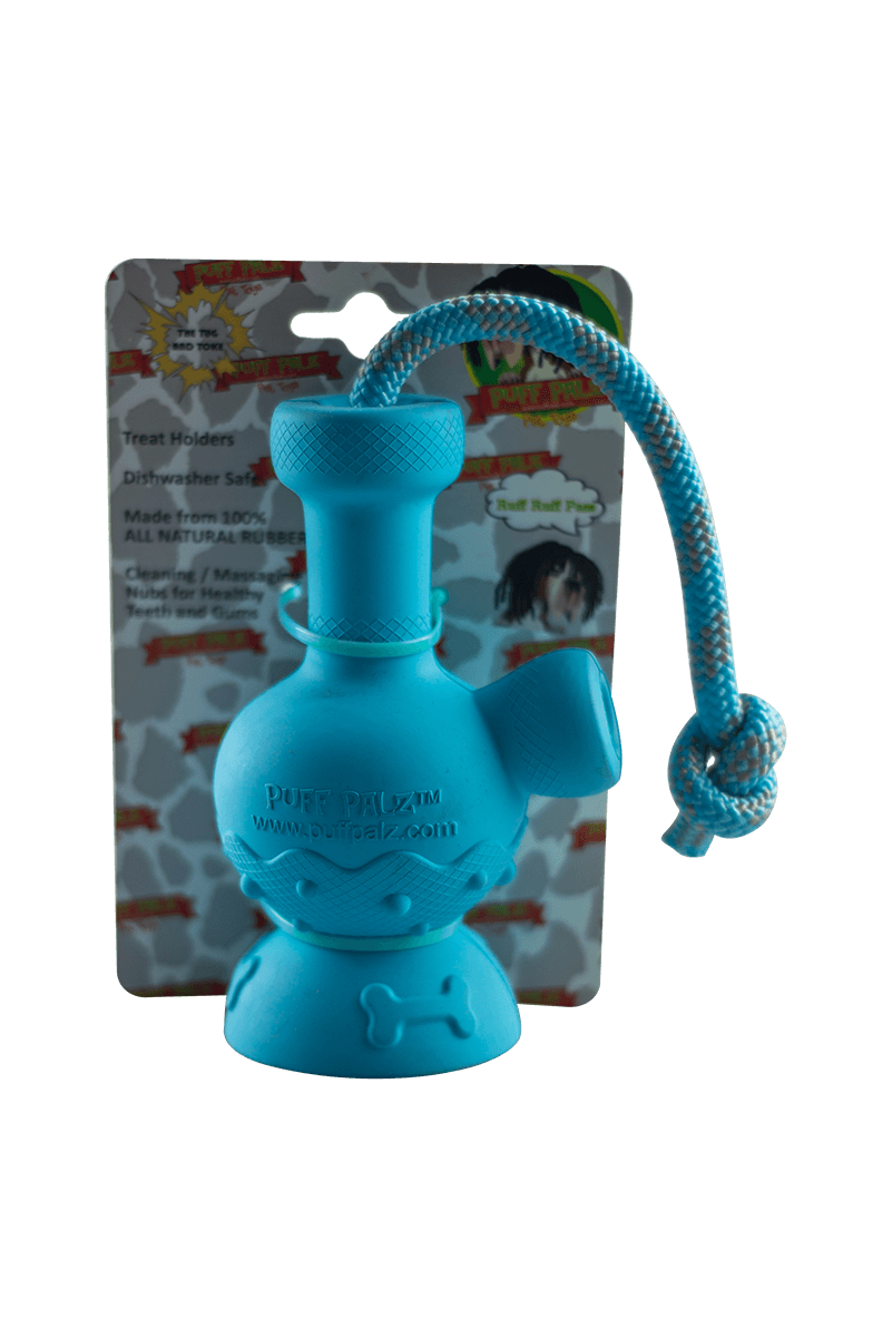 Tug & Toke Rubber Dog Toy by Puff Palz | Ritual Colorado