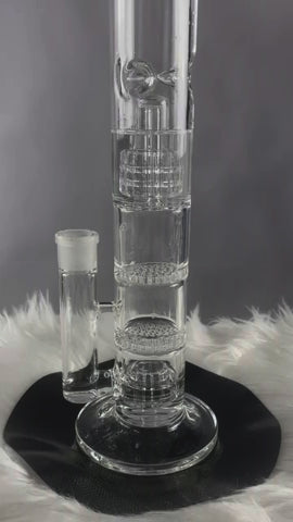 The Judge Straight Tube Bong by Ritual Glass | Ritual Colorado